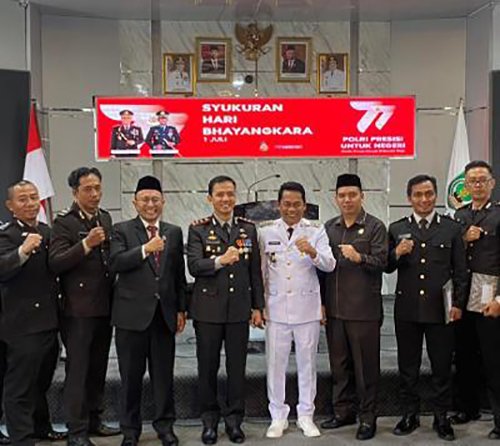 Polres Balangan Gelar Upacara Hari Bhayangkara Ke 77 Kalimantan Post