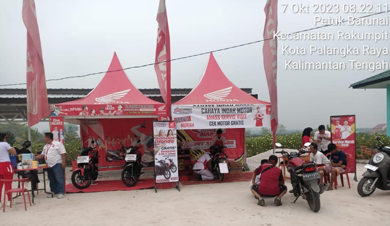 Servis Kunjung Dan Senam Sehat Bersama Cahaya Indah Motor